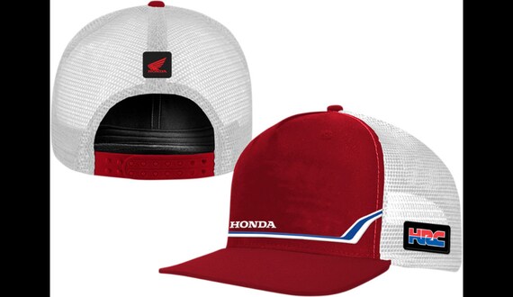New D'cor Honda Hrc Hat Red/white Snapback One Size - Etsy
