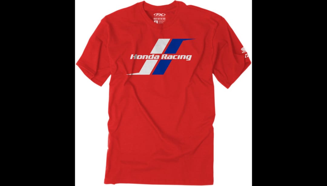 New Factory Effex Honda Stripes T-shirt - Red/white/blue - M/l/xl/2x - Men's - Motorcycle ...