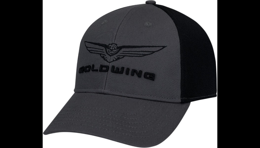 New Honda Apparel Honda Goldwing Tour Snapback Hat - Gray/black- One ...