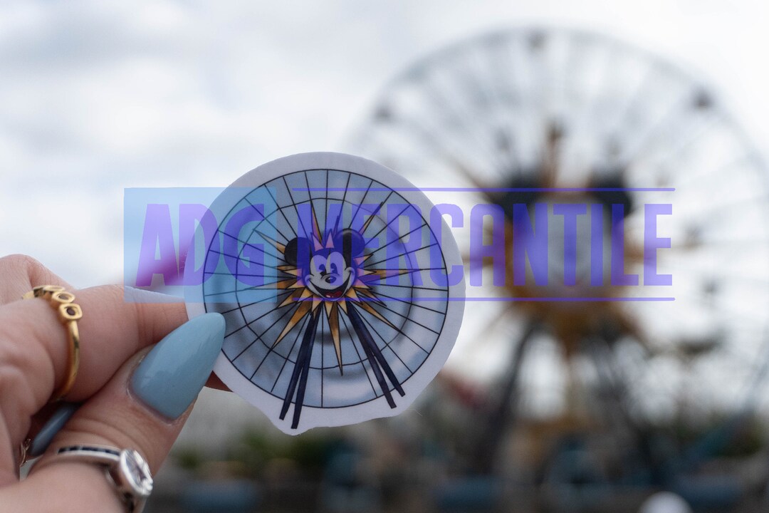 DSN12 Disney California Adventure Ferris Wheel Disneyland Sticker - Etsy