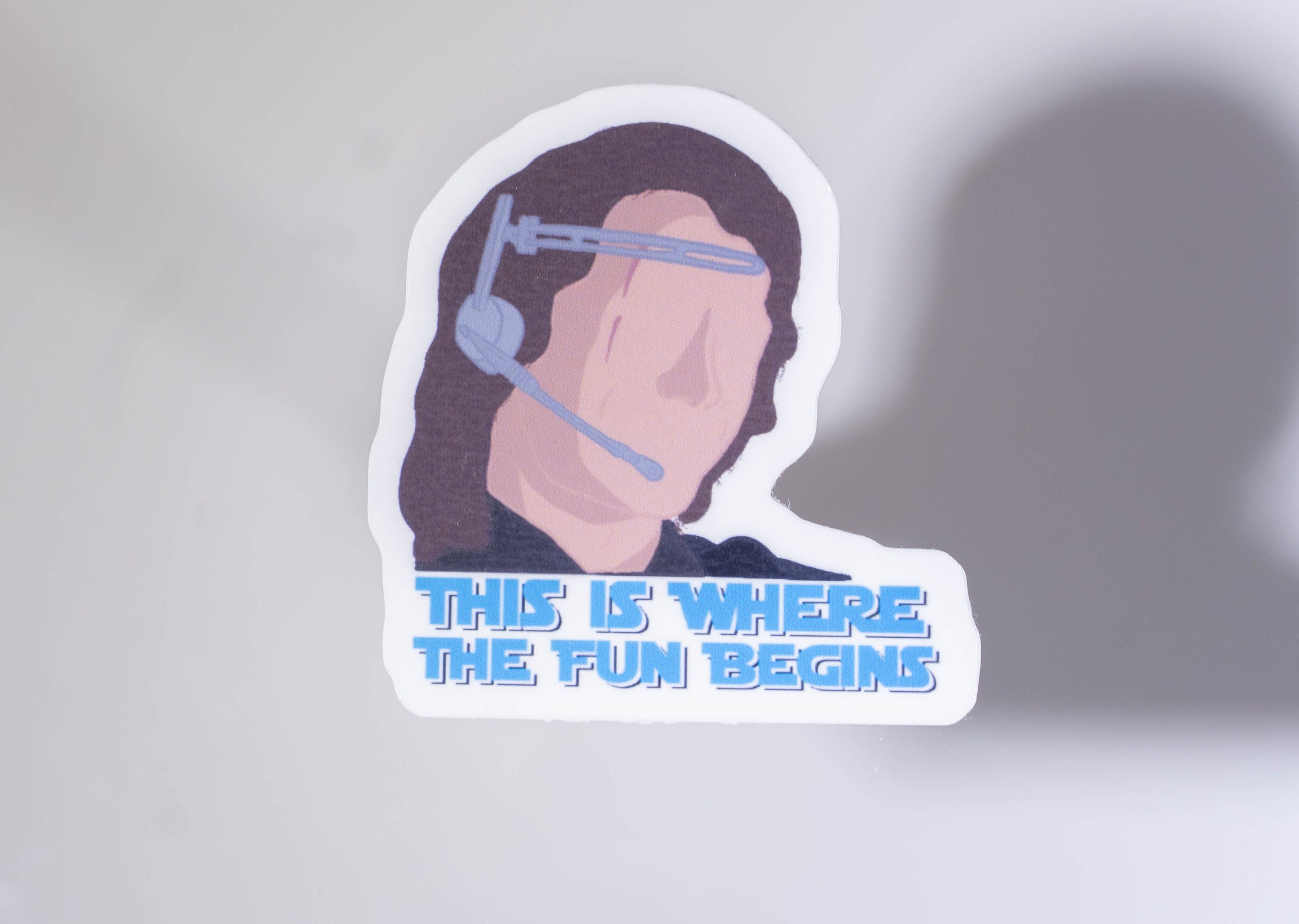 Anakin Skywalker This is Where the Fun Begins Sticker - Etsy