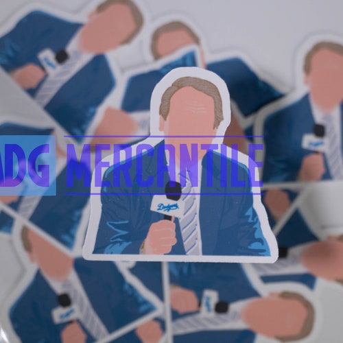 Vin Scully LA Dodgers Print SVG PNG - Etsy