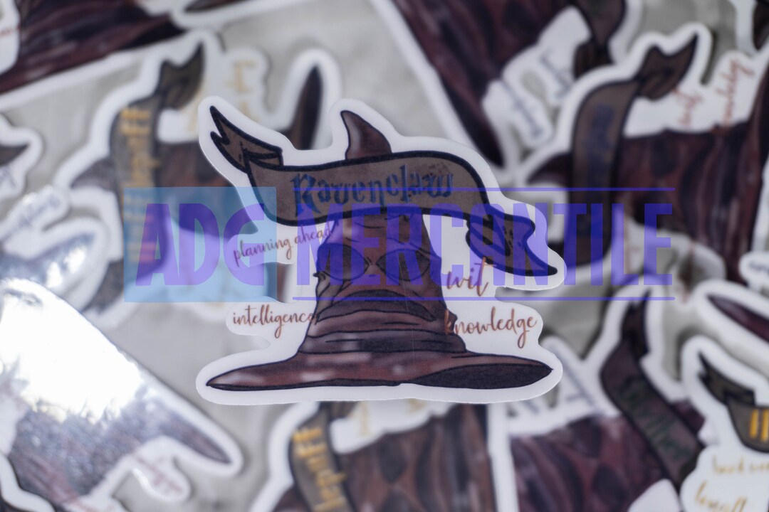 Sorting Hat Ravenclaw House and Traits Harry Potter Sticker - Etsy