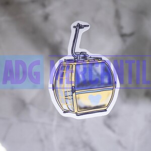 Skyliner Gondolas Yellow Walt Disney World Resort Disney Sticker - Etsy