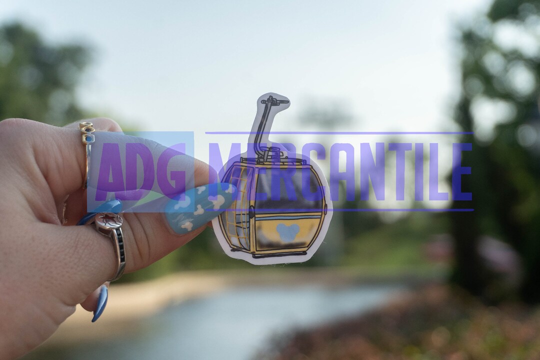 Skyliner Gondolas Yellow Walt Disney World Resort Disney Sticker - Etsy