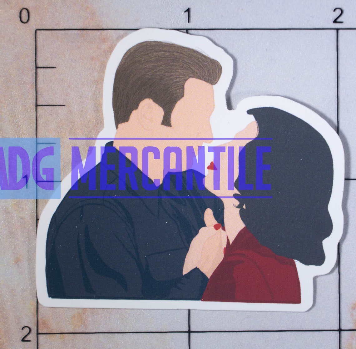 Captain America and Peggy Carter Dancing Sticker - Etsy
