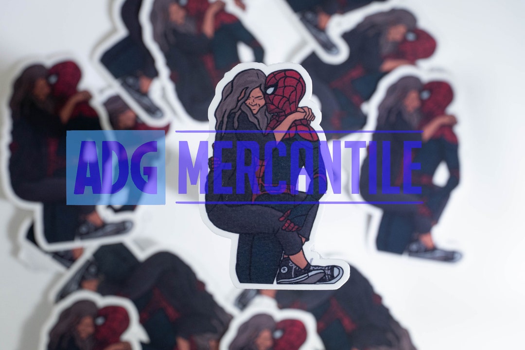 Peter Parker With MJ Spiderman No Way Home Marvel Sticker - Etsy