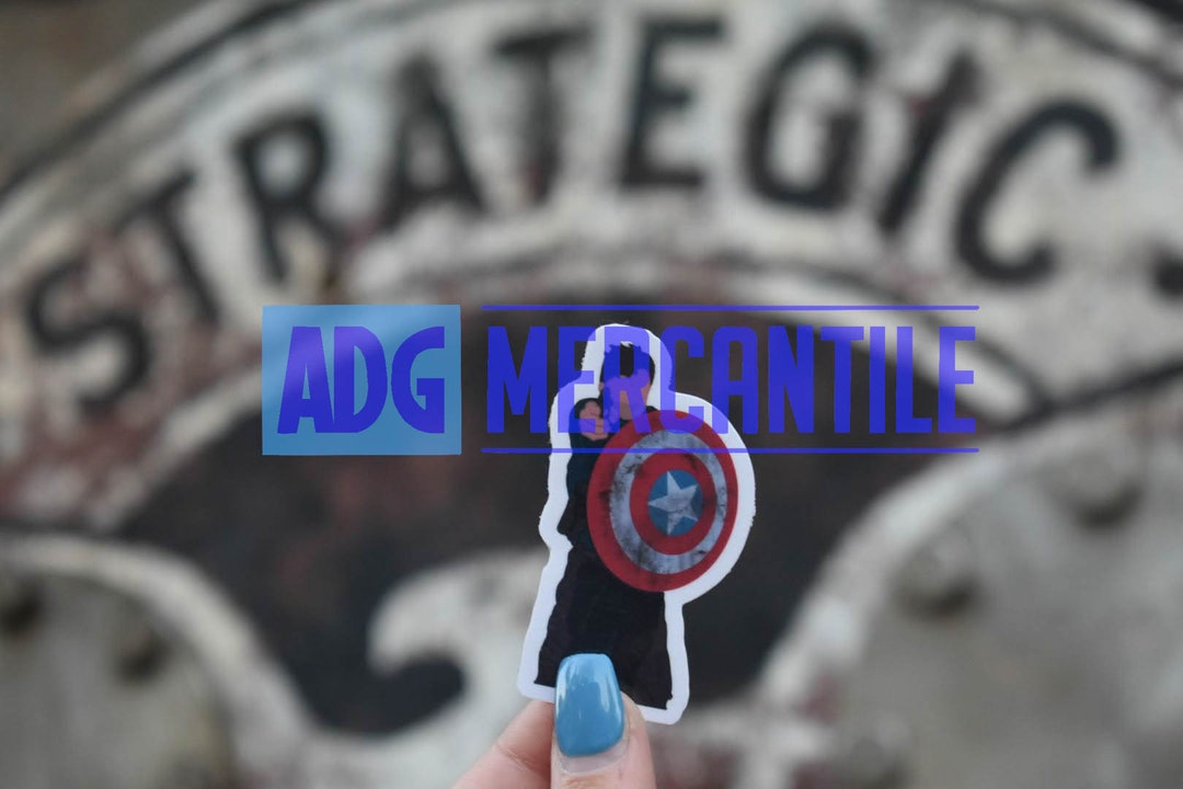 Bucky With the Shield Marvel Sticker M30 - Etsy