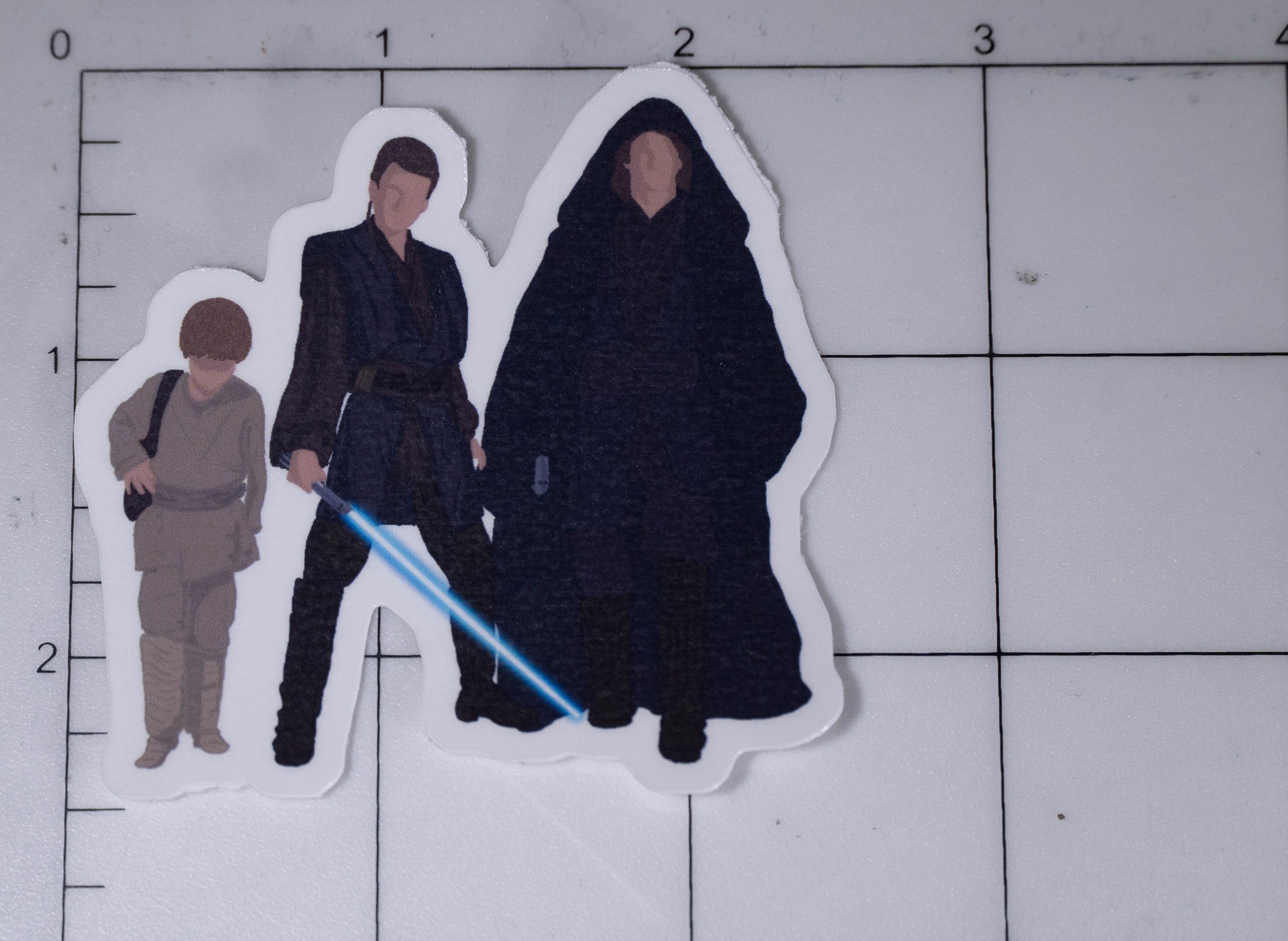 Anakin Skywalker Prequels Glow up Sticker - Etsy