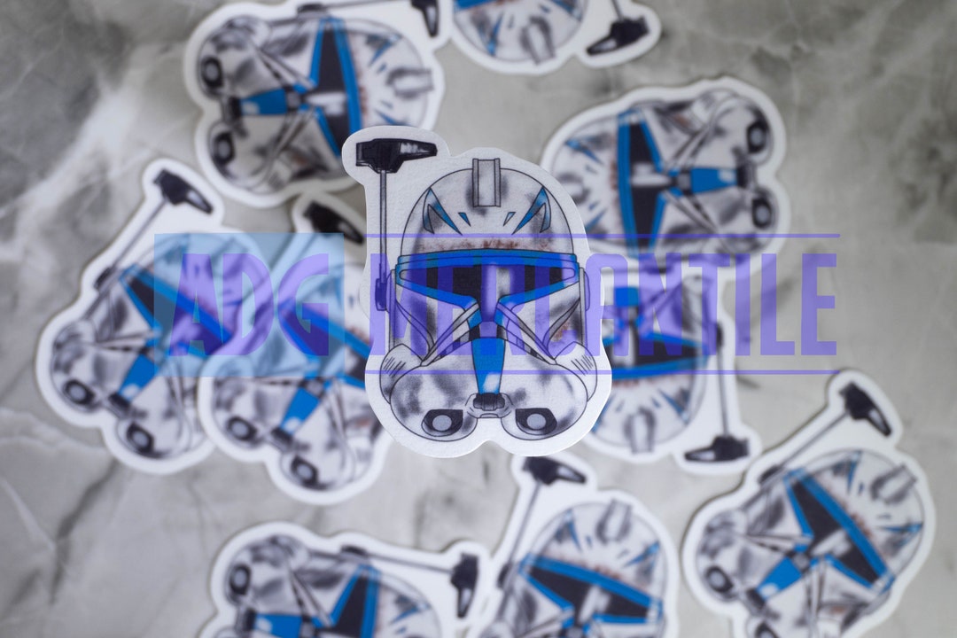Captain Rex Helmet Clone Wars Ahsoka Star Wars Sticker - Etsy