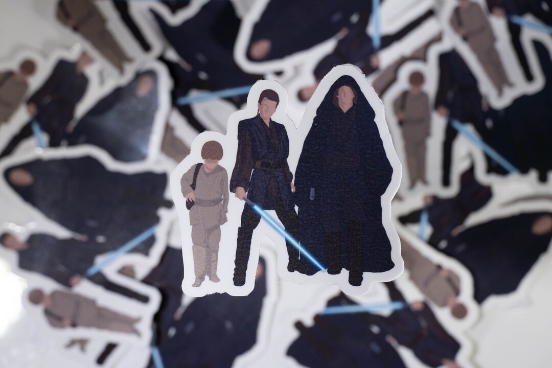 Anakin Skywalker Prequels Glow up Sticker - Etsy