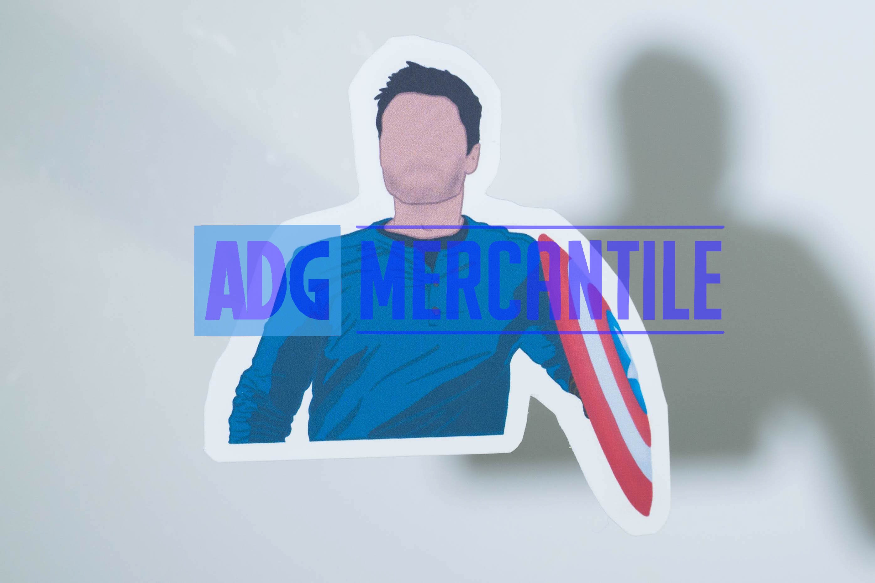 Bucky With the Shield Sticker - Etsy