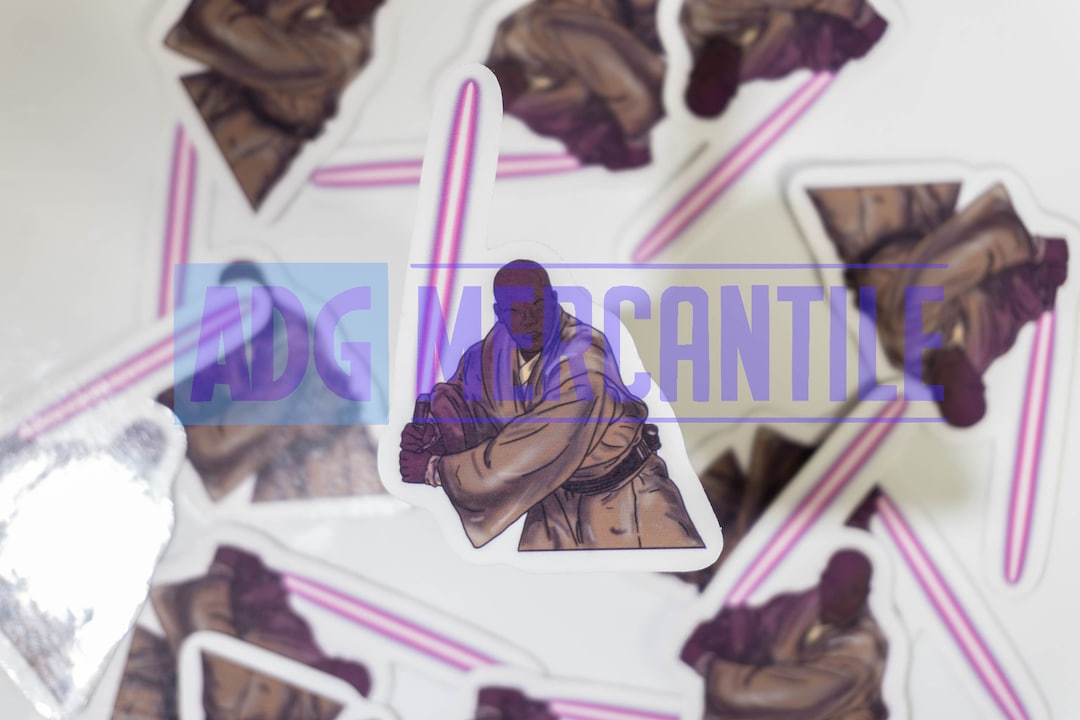 Master Jedi Mace Windu Star Wars Sticker - Etsy