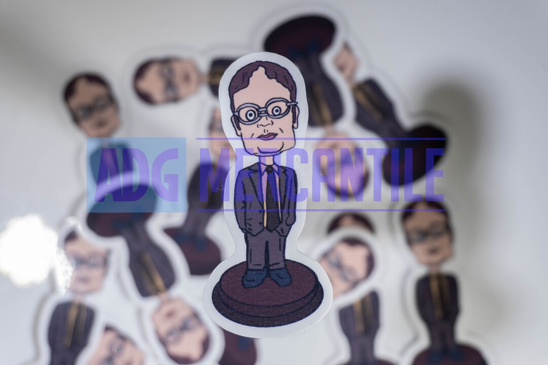 TV11 the Office Dwight Schrute Bobblehead Sticker - Etsy