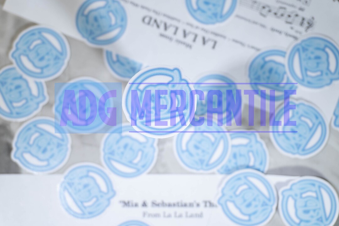 La La Land Seb's Neon Sign Logo Sticker - Etsy