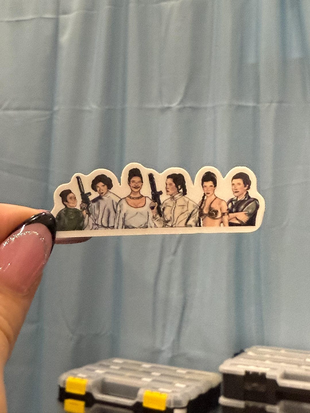 Leia Organa Glow up Star Wars Sticker - Etsy