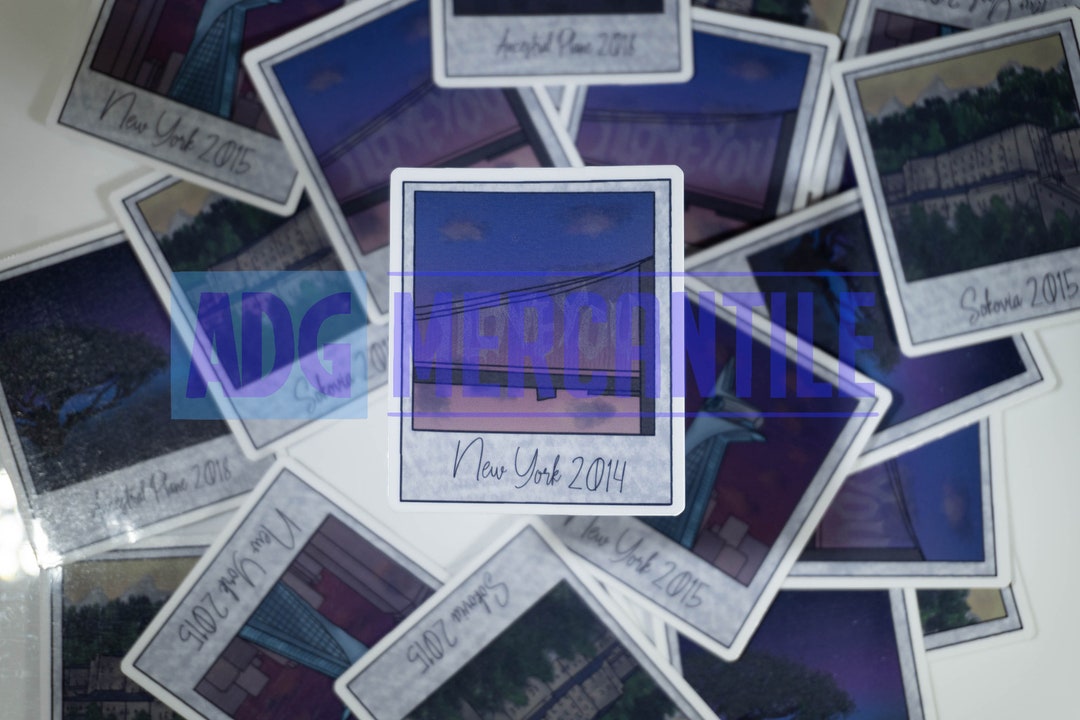M88 M89 M90 M91 Marvel City Landscape Polaroids Marvel Sticker - Etsy