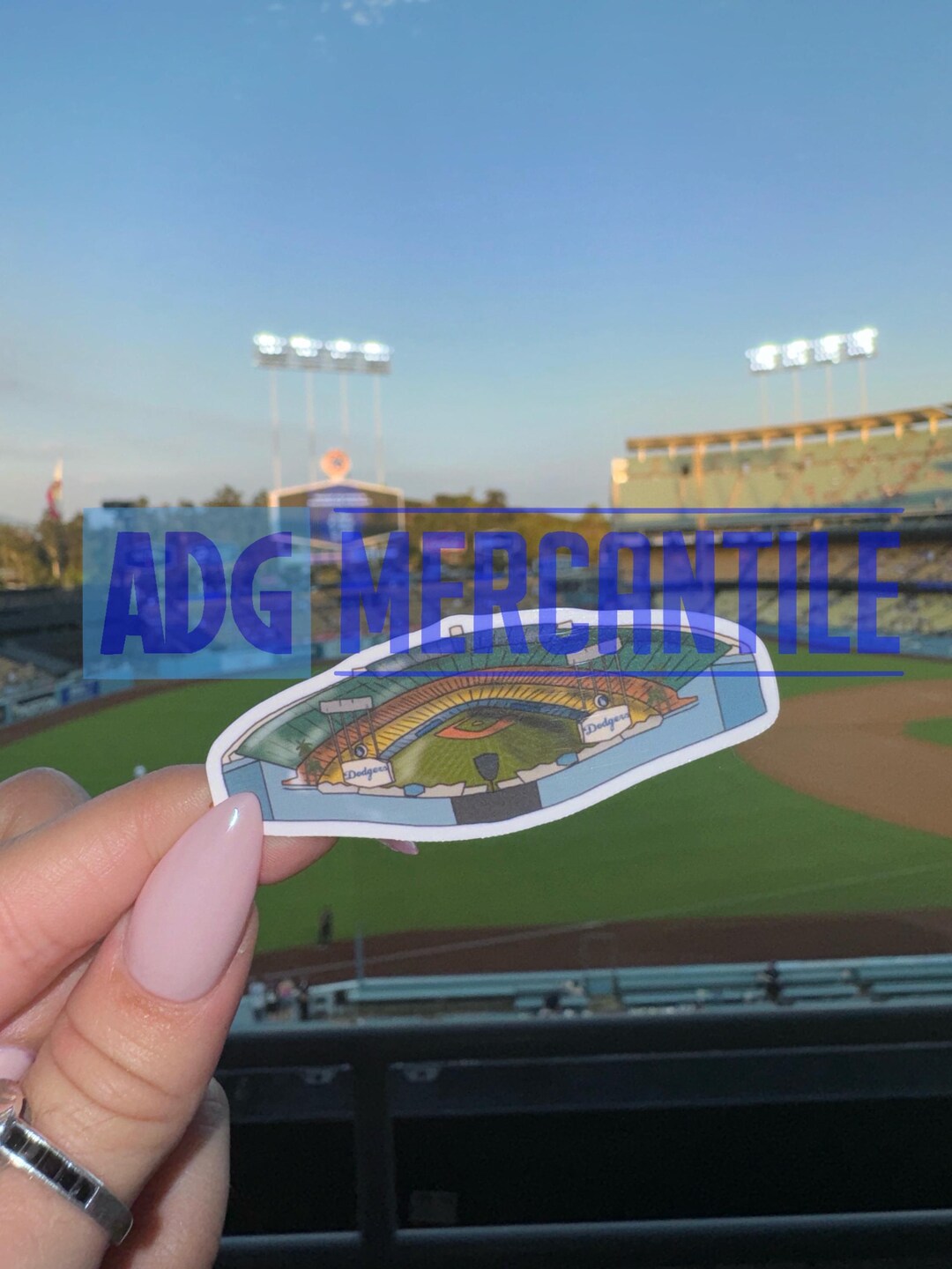 Dodger Stadium Dodgers Sticker DOD4 - Etsy