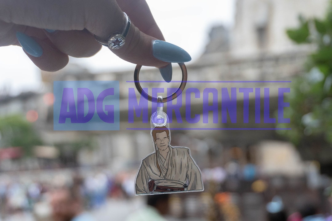 Phantom Menace Obi Wan Star Wars Acrylic Keychain - Etsy