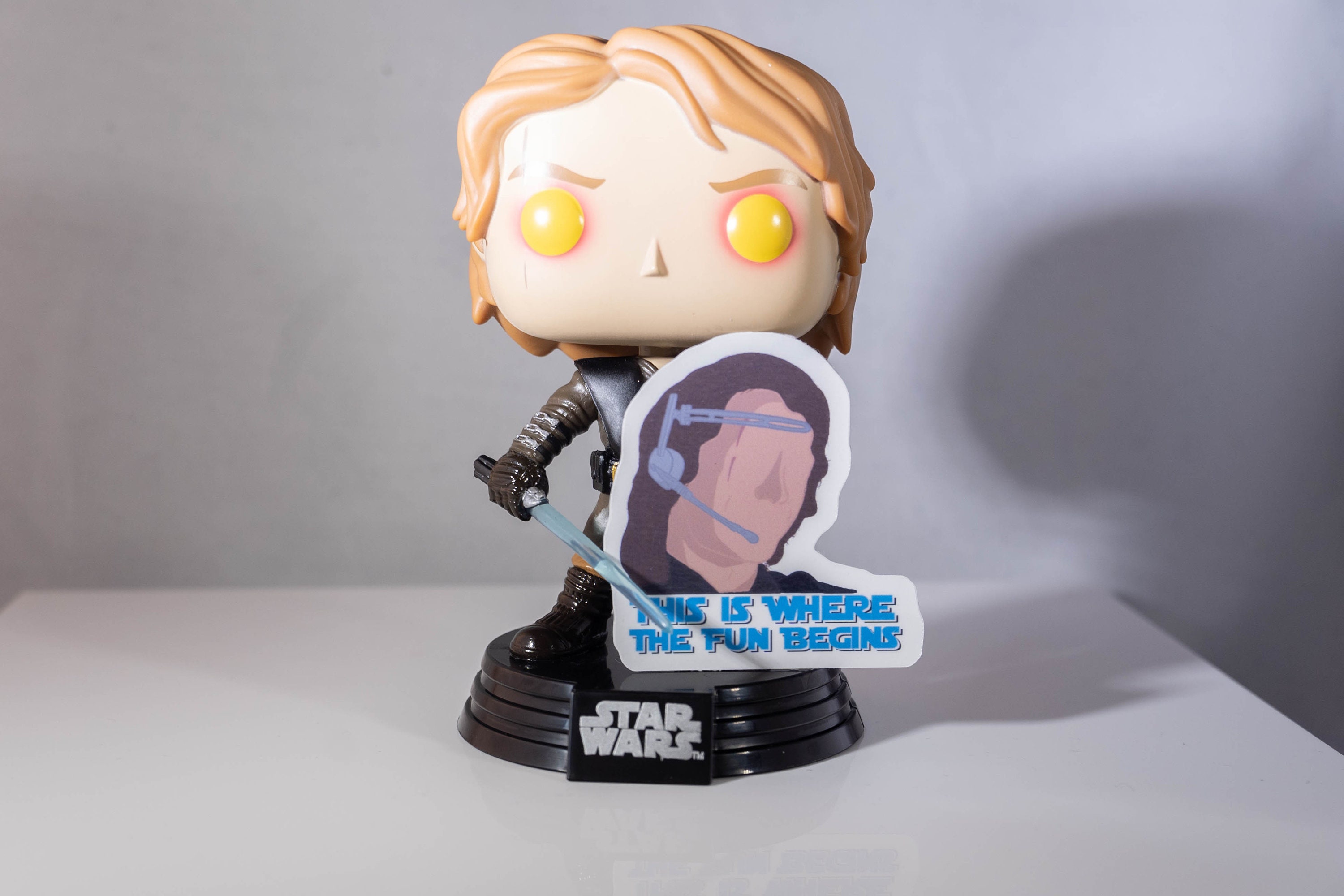 Anakin Skywalker This is Where the Fun Begins Sticker - Etsy