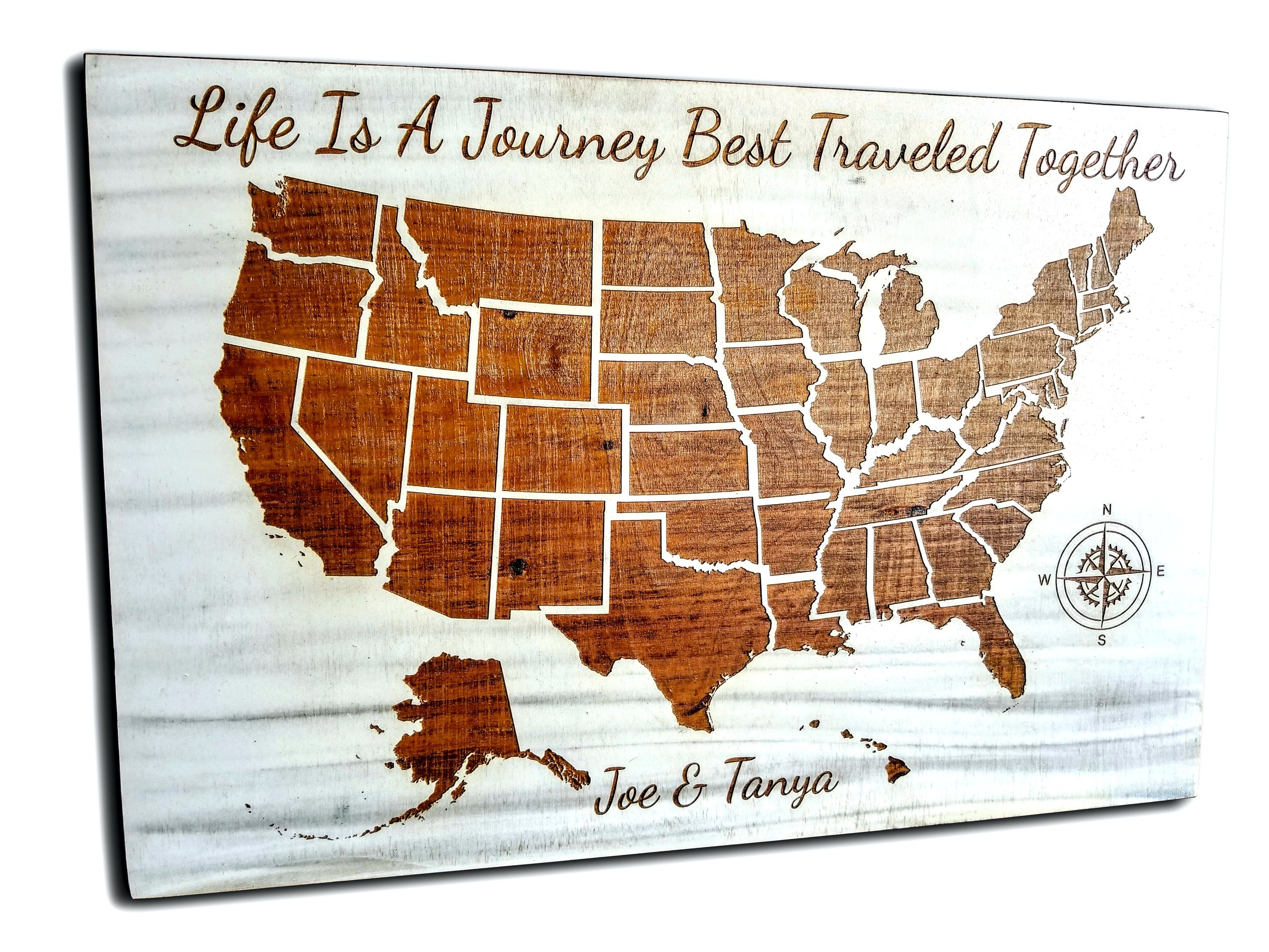 Push Pin Map Personalized Travel Map USA United States - Etsy
