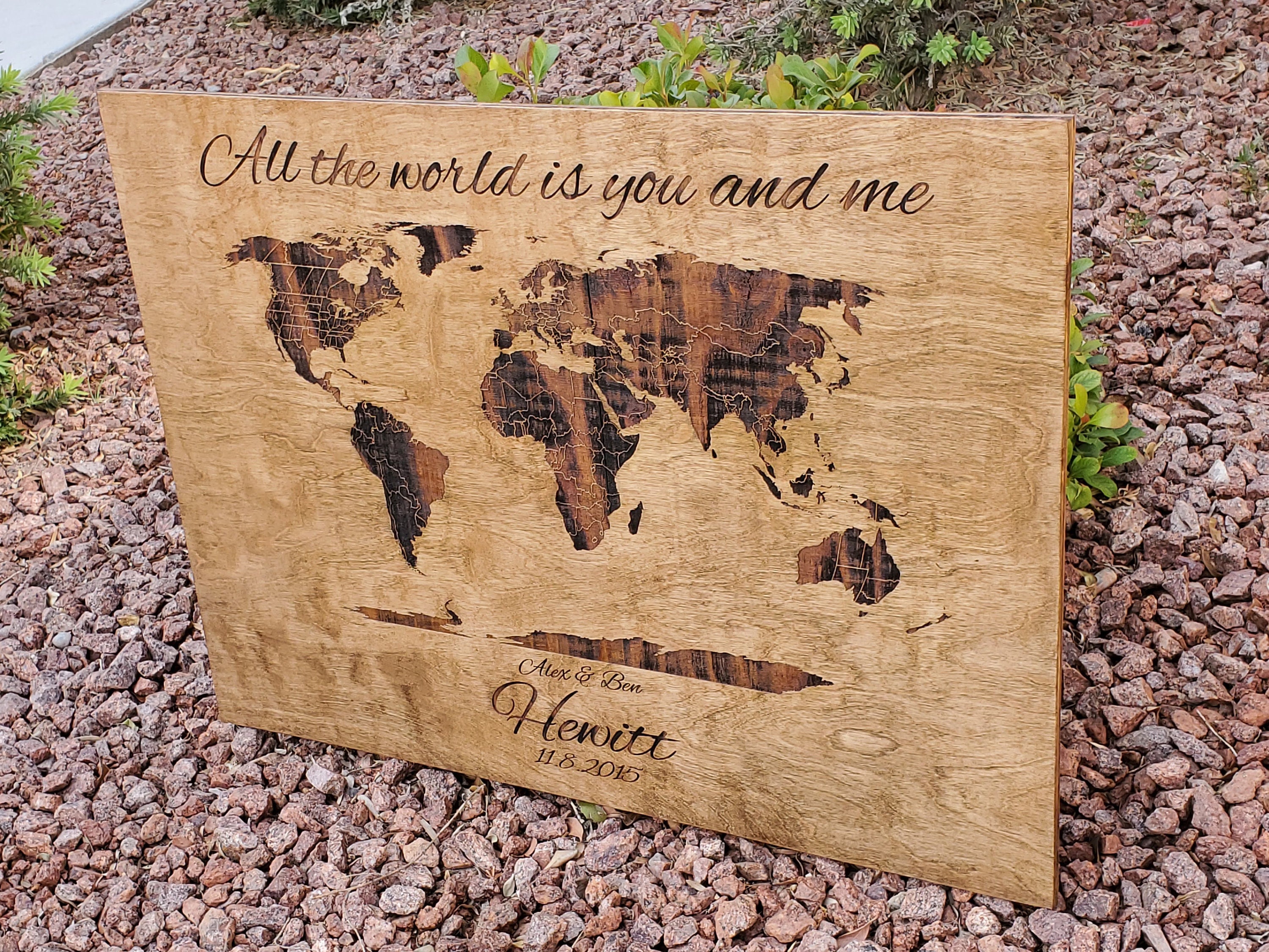 Push Pin Map of the United States Customized Text US Map to - Etsy