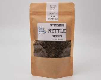 Stinging Nettle Seeds, Urtica Dioica, Organic Seeds, Wildcrafted, 100% ...