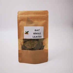 Bay Leaf Whole Bulk 6oz to 1lb Bay Leaves Natural - Etsy