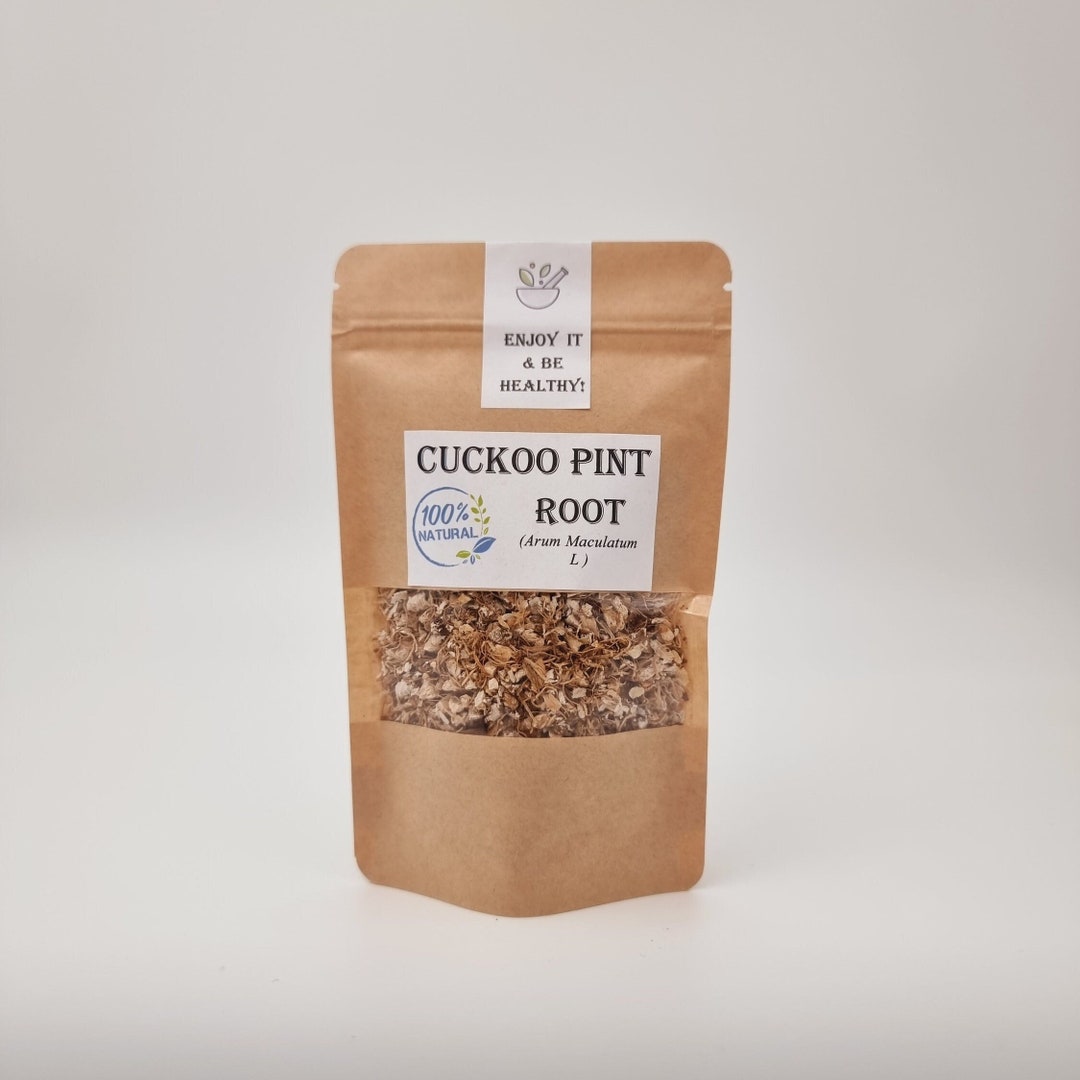 Cuckoo Pint Root/ CUCKOO PINT Root Dried Bulk Herb, Arum Maculatum L ...