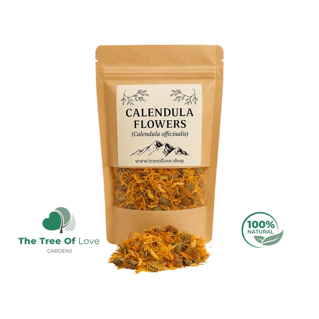 Calendula Flowers Powder, Whole, Petals | Dried Herbs | Herbal Tea ...