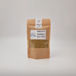 Sheep Sorrel Powder Rumex Acetosella - Etsy