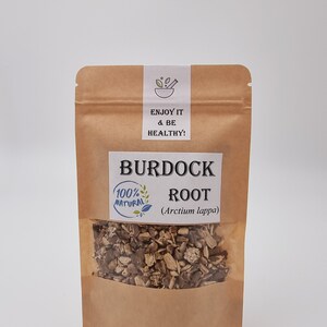 Burdock Root Arctium Lappa L. Radix Bardanae Dried Herbs Botanicals - Etsy