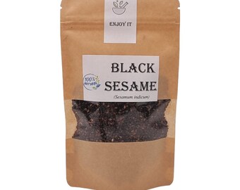 Natural Black Sesame Seed | Sesamum Indicum | Sesame Cullinary Herb ...