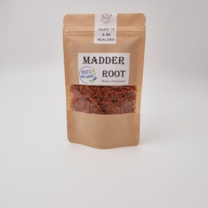 Madder Root Cuts or Powder Natural Dyes Rubia Tinctorum Madder Root ...