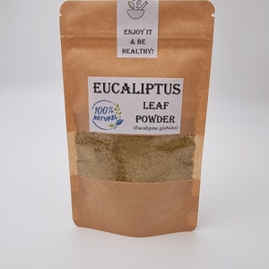 Eucalyptus Leaf Powder or Cuts Eucalyptus Globulus - Etsy