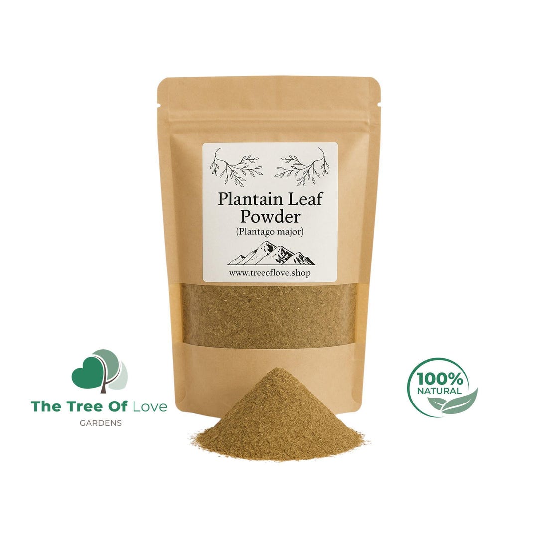 Plantain Leaf Powder | Plantago Major | Dried Herbs | Herbal Tea ...