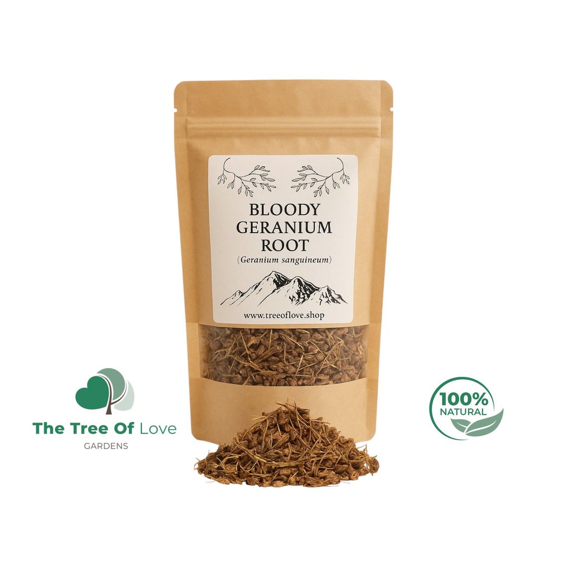 Bloody Geranium Root | Geranium Sanguineum | Dried Herbs | Herbal Tea ...