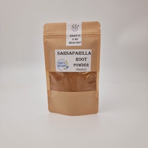 Sarsaparilla Powder Mexican Sarsaparilla Root Powder smilax Medica or ...