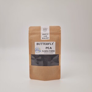 Butterfly Pea Flower Tea Powder Clitoria Ternatea - Etsy