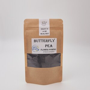 Butterfly Pea Flower Tea Powder Clitoria Ternatea - Etsy