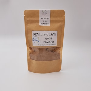Devil's Claw Powder Harpagophytum Procumbens - Etsy