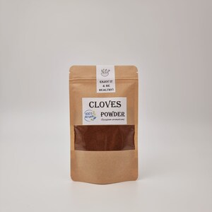 Cloves Powder or Whole Cloves Laung Clove Buds Whole Herb Dried Herbs ...