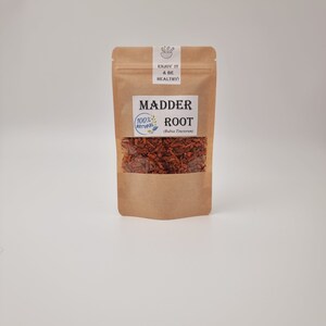 Madder Root Cuts or Powder Natural Dyes Rubia Tinctorum Madder Root ...