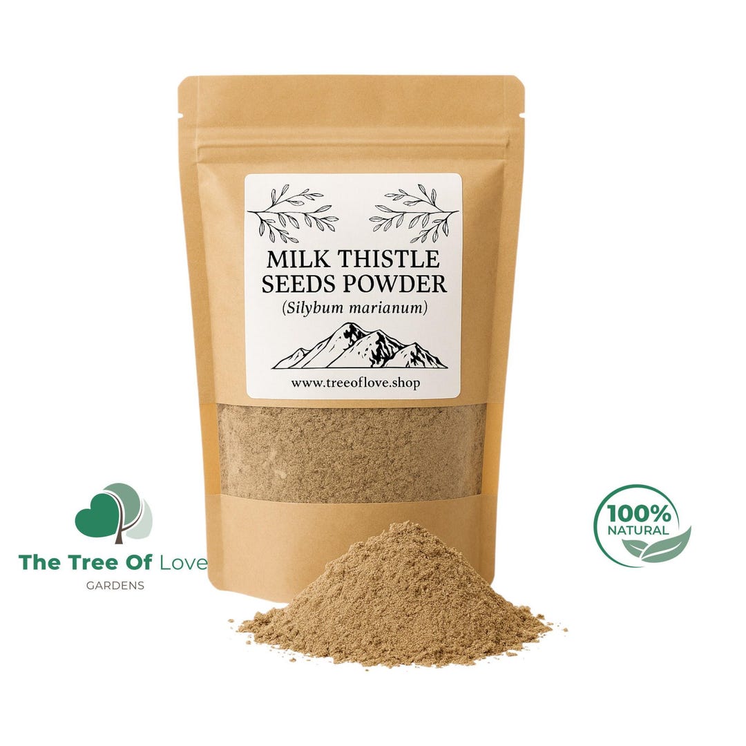 Milk Thistle Powder | Milk Thistle Seed Powder | Dried Herbs | Herbal ...