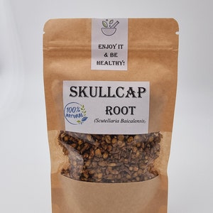 Chinese Skullcap Root Scutellaria Baicalensis Organic You Ji Huang Qin ...