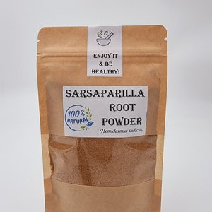 Sarsaparilla Powder Mexican Sarsaparilla Root Powder smilax Medica or ...