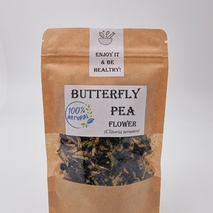 Butterfly Pea Flower Tea Powder Clitoria Ternatea - Etsy