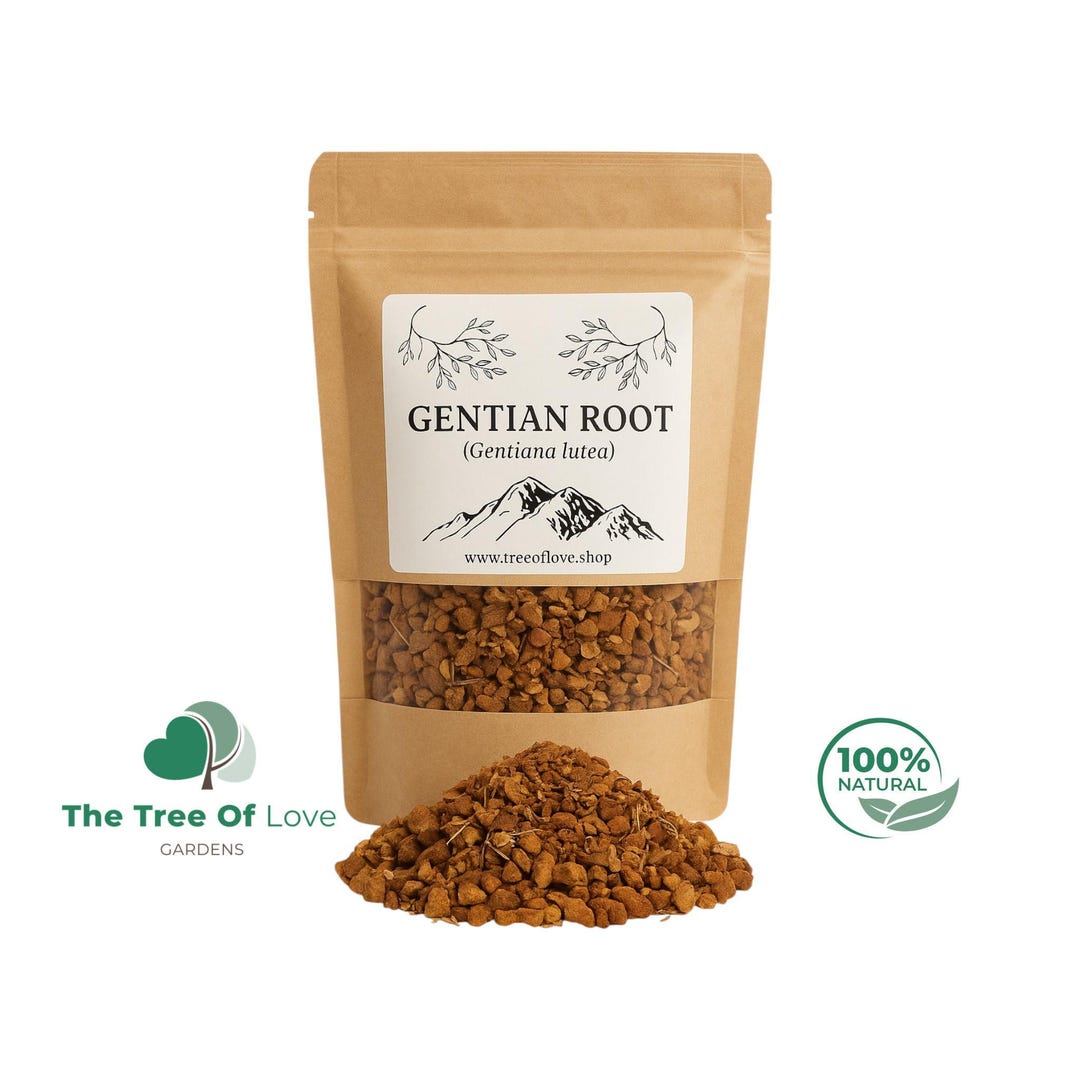 Gentian Root | Cuts or Powder | Gentiana Lutea | Dried Herbs | Herbal ...