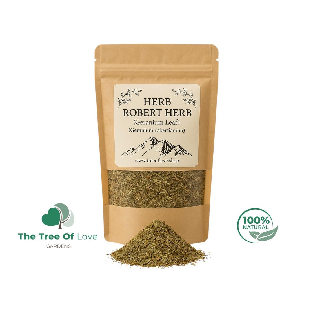 Herb Robert Herb | Geranium Robertianum | GERANIUM LEAVES | Red Robin ...