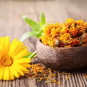 CALENDULA FLOWERS 1oz to 4 Lb DRIED Whole Bulk Calendula Lb Potpourri ...